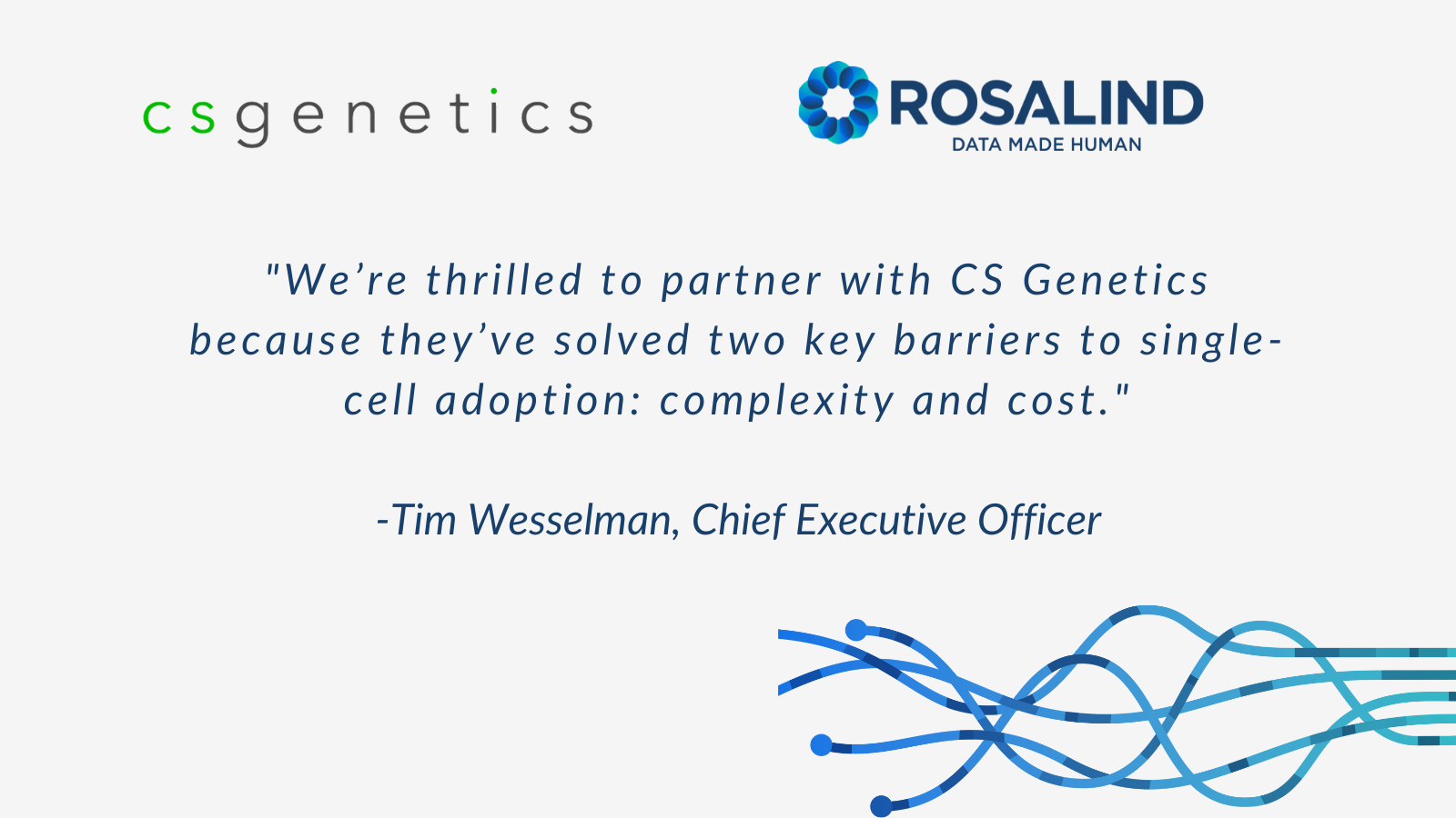ROSALIND Partners with CS Genetics to Revolutionize Single-Cell Genomics
